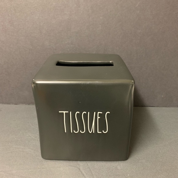 Other | Rae Dunn Brand New All Black Tissues Box | Poshmark